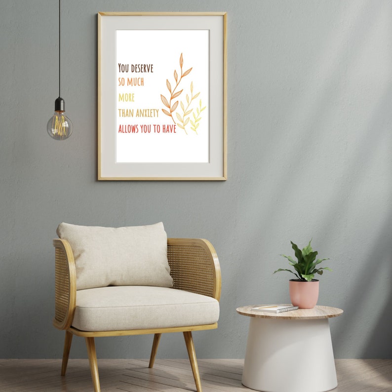 Positive Affirmation, You Deserve so Much More Than Anxiety Allows You ...