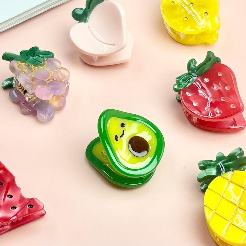 Fruit Hair Clips - Etsy