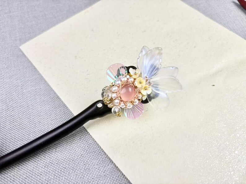 Wooden Flying Firefly Hair Fork, Handmade Firefly Hair Fork, Cute ...