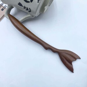 Cute Miniature Wooden Fishtail Hairpin, Unique Fish Wood Hair Stick ...