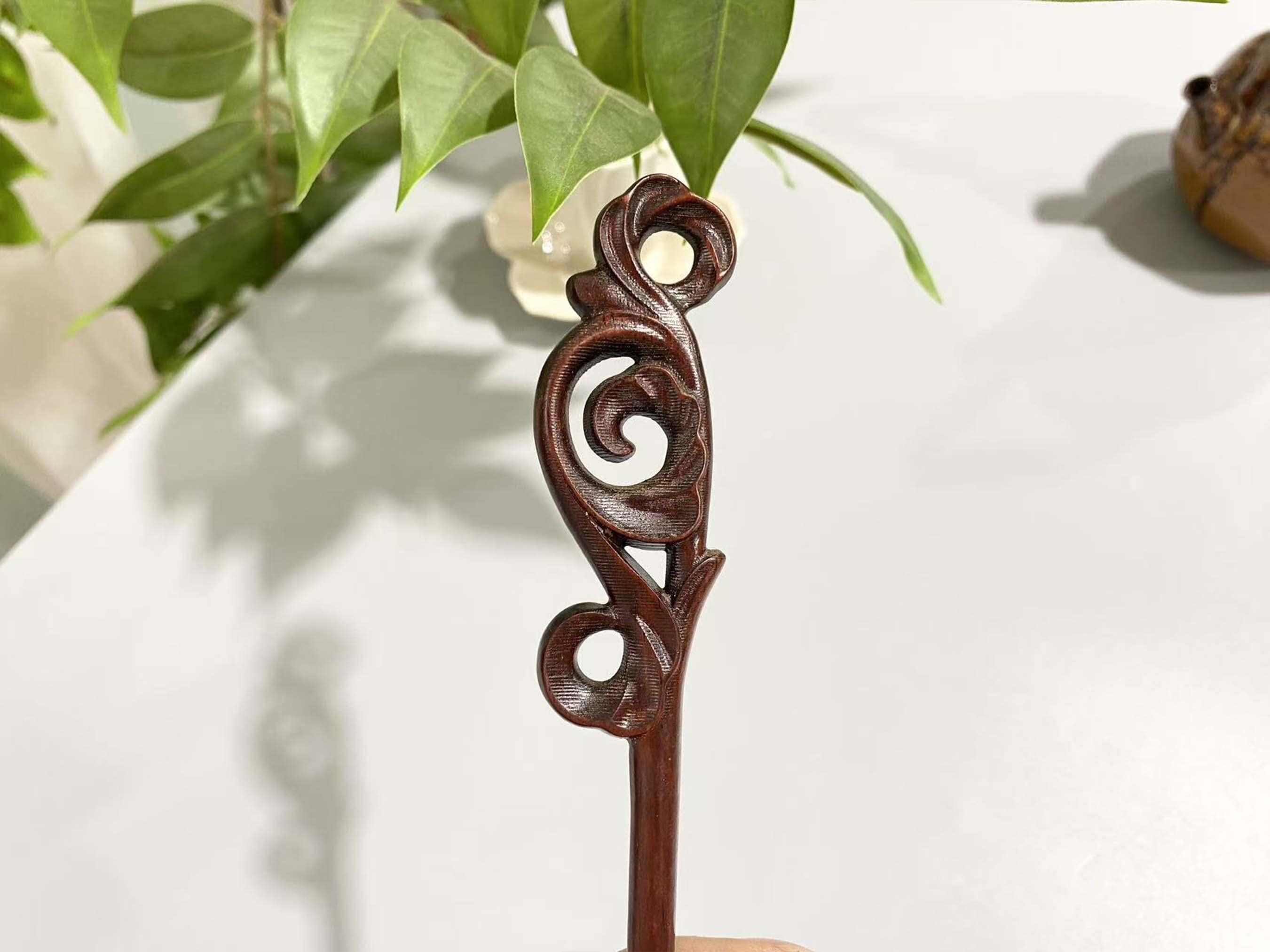 8pcs Miniature Wooden Cloud Hairpin, Unique Cloud Wood Hair Stick, Hair ...
