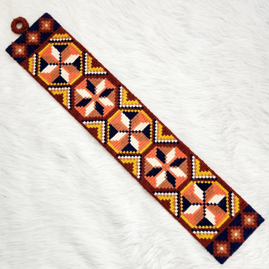 Scandinavian Handmade Bell Pull /norwegian Embroidery Needlework Wall ...