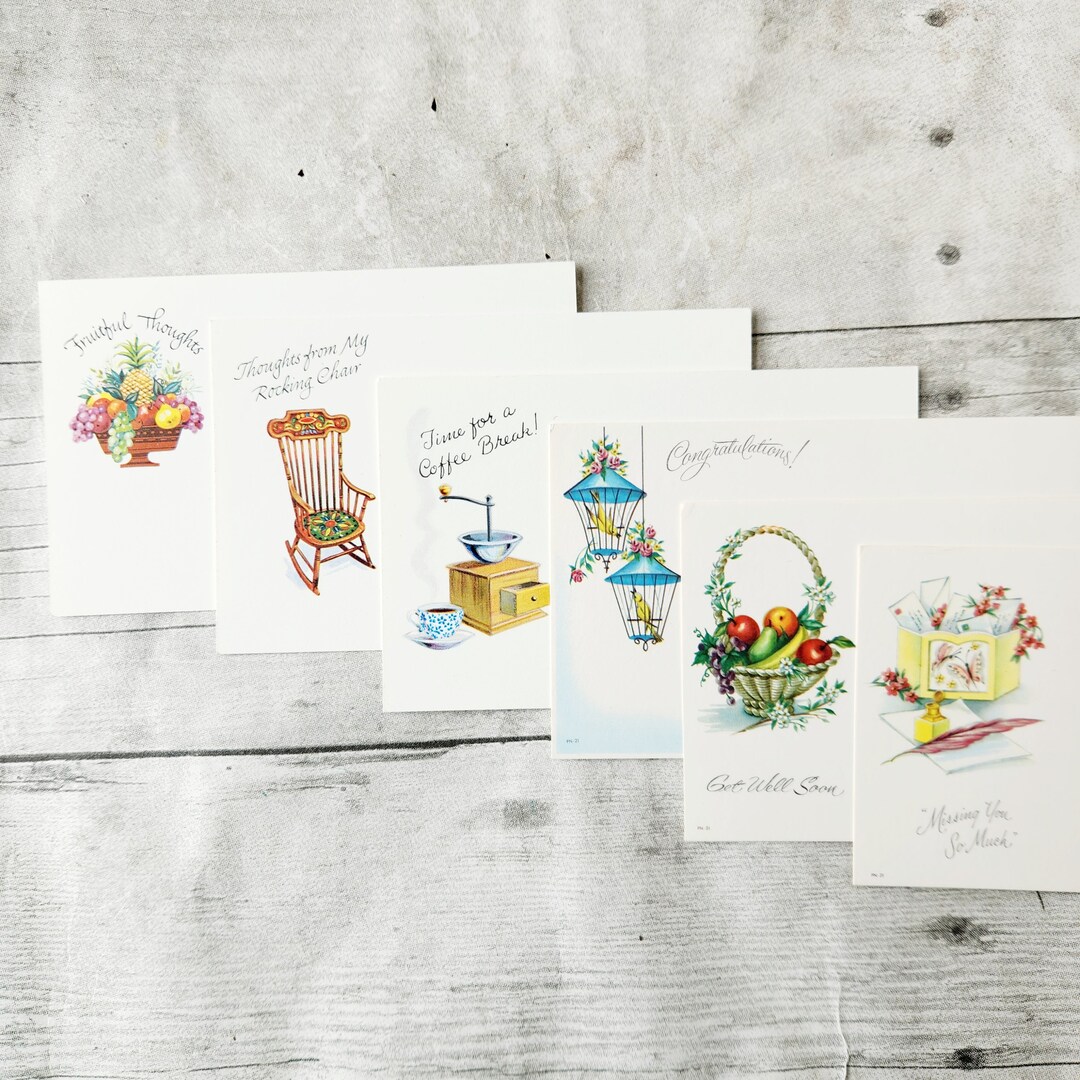 Vintage Current Post a Note Postal Note Cards Postcards Set of 15 Get ...