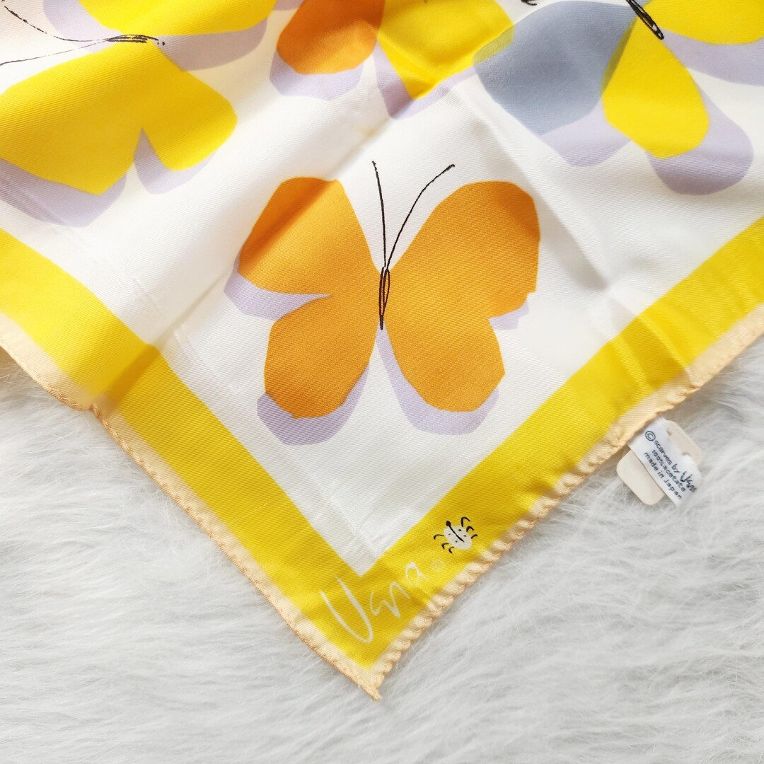 NOS Vinatge Vera Neumann Butterfly Scarf WITH FLAWS / Vera Ladybug ...