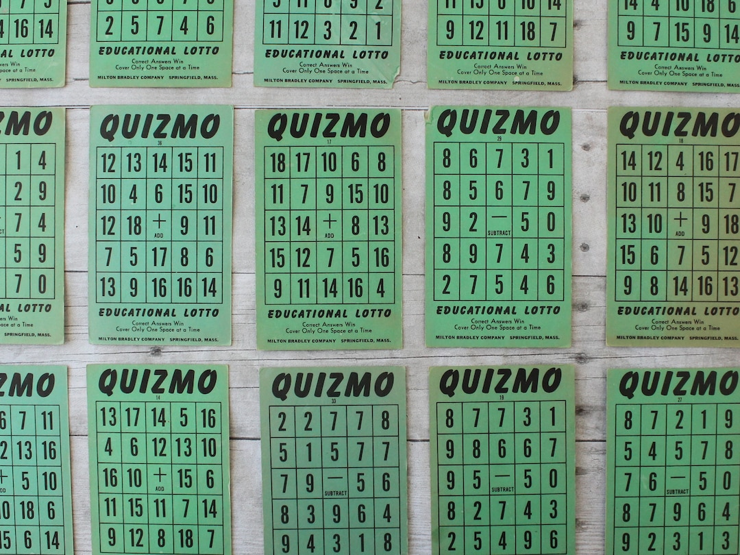 Vintage Quizmo Game Cards Lot of 20 / Green Milton Bradley - Etsy