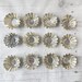 Vintage Set of 12 Sand Bakkel Metal Tartlet Tins 1.75" Baking Tart ...