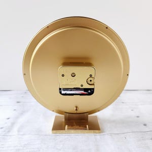 Vintage Kienzle World Clock / Mid Century Brass Desk Clock Made in Germany - Etsy