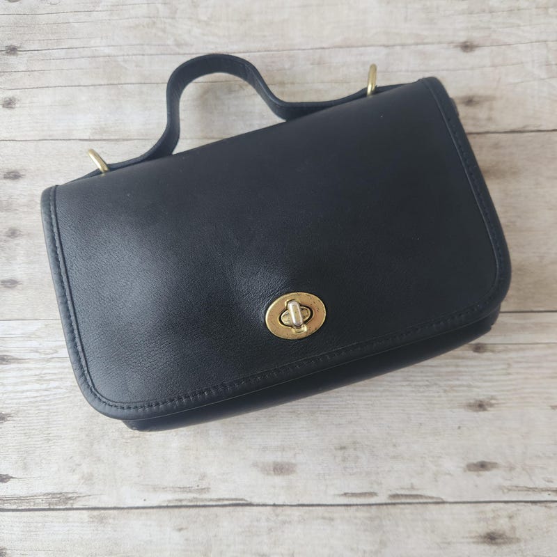 Vintage Coach Turn Lock Bag - Etsy