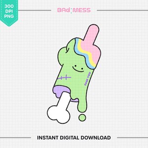 Middle Finger Ice Cream PNG File Cute Funny Sassy Vector Art - Etsy