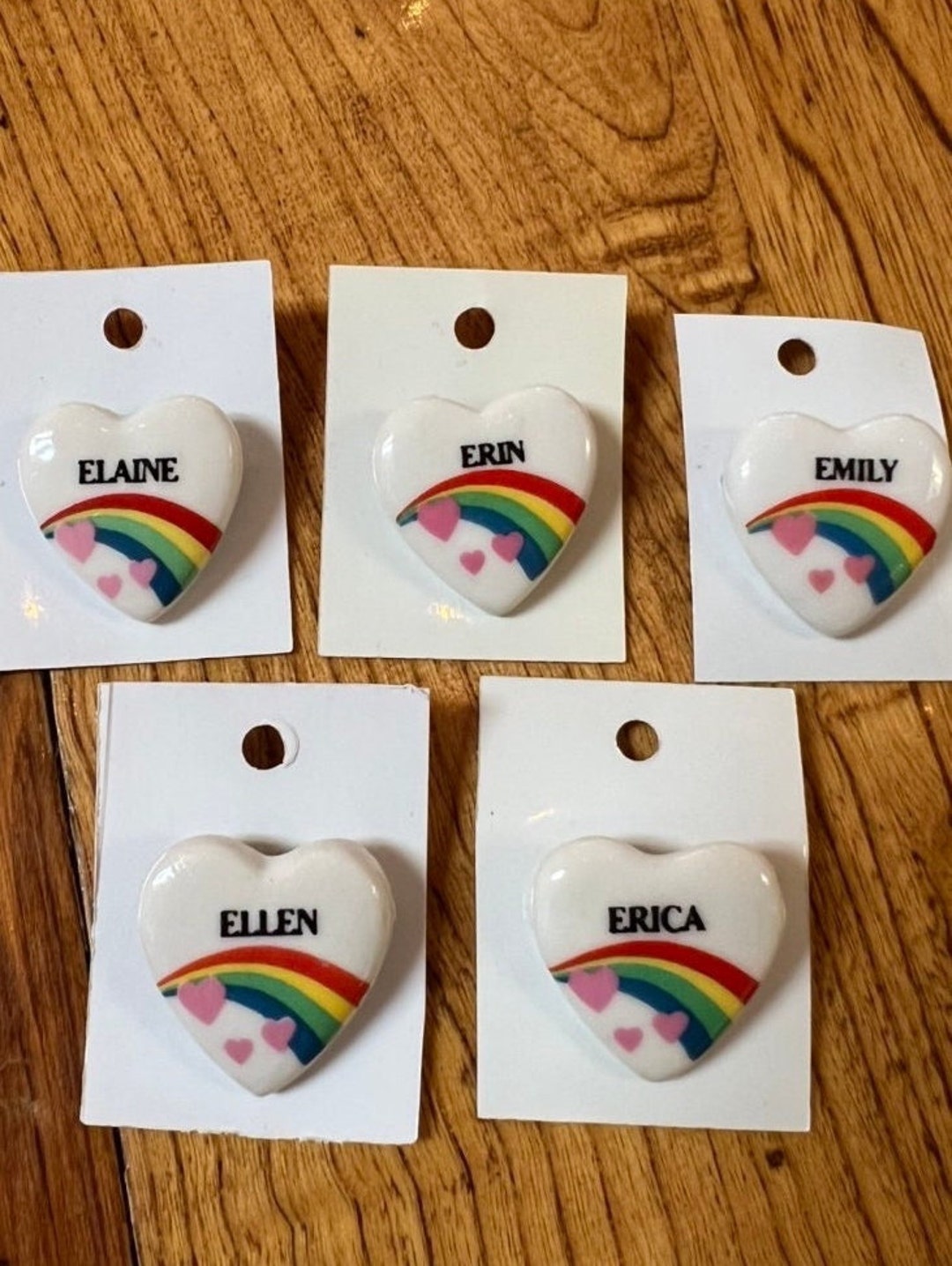 Vintage Heart 'E' Name Pin From the 80's, E Names - Etsy