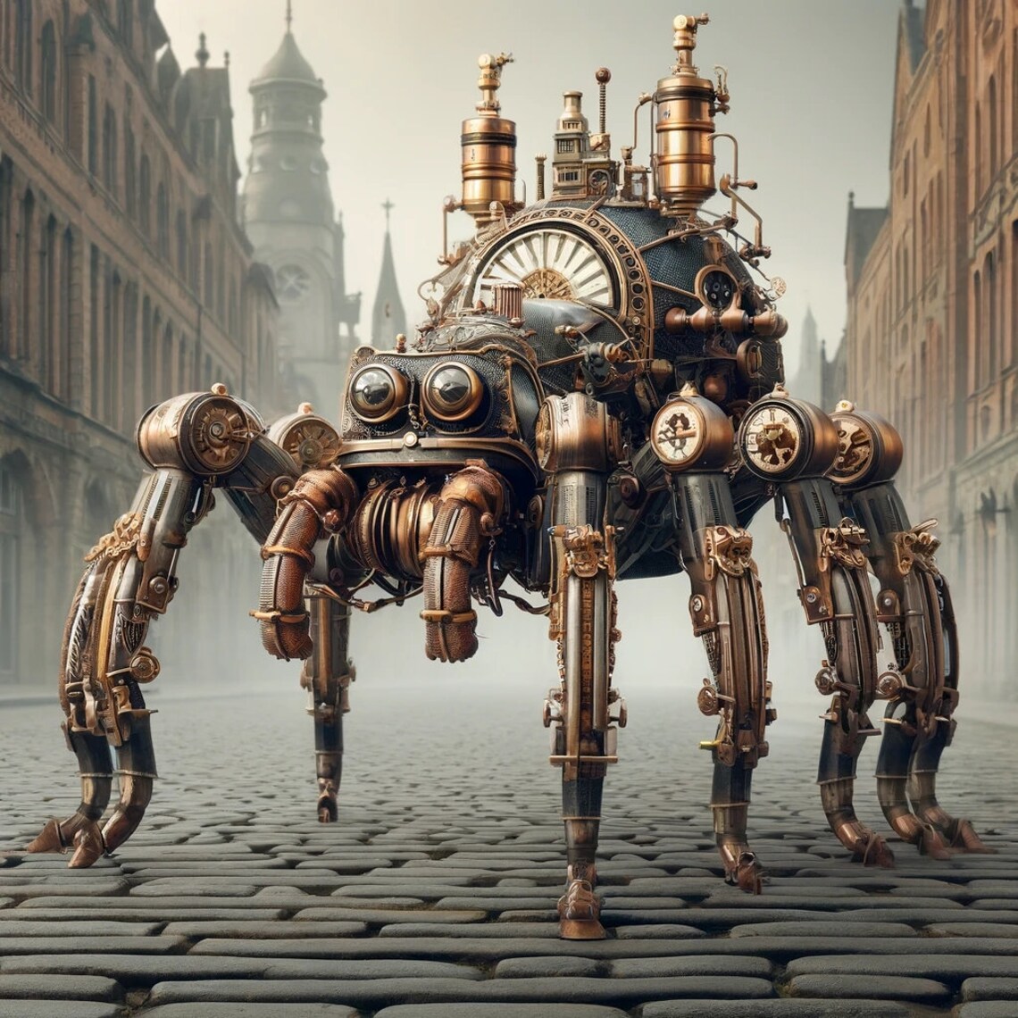Steampunk Mechanical Spider Digital Patterns and Images - Etsy