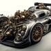 Steampunk Racing Car Digital Patterns and Images - Etsy