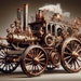 Steampunk Steam-powered Carriage Digital Patterns and Images - Etsy