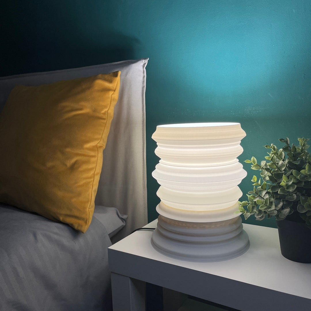 AKATSUKI Table Lamp, 3D Printed Lamp Geometric Design, Modern Design ...