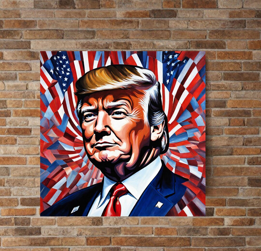 Donald Trump. Donald Trump Election 2024. Donald Trump Print on Canvas ...