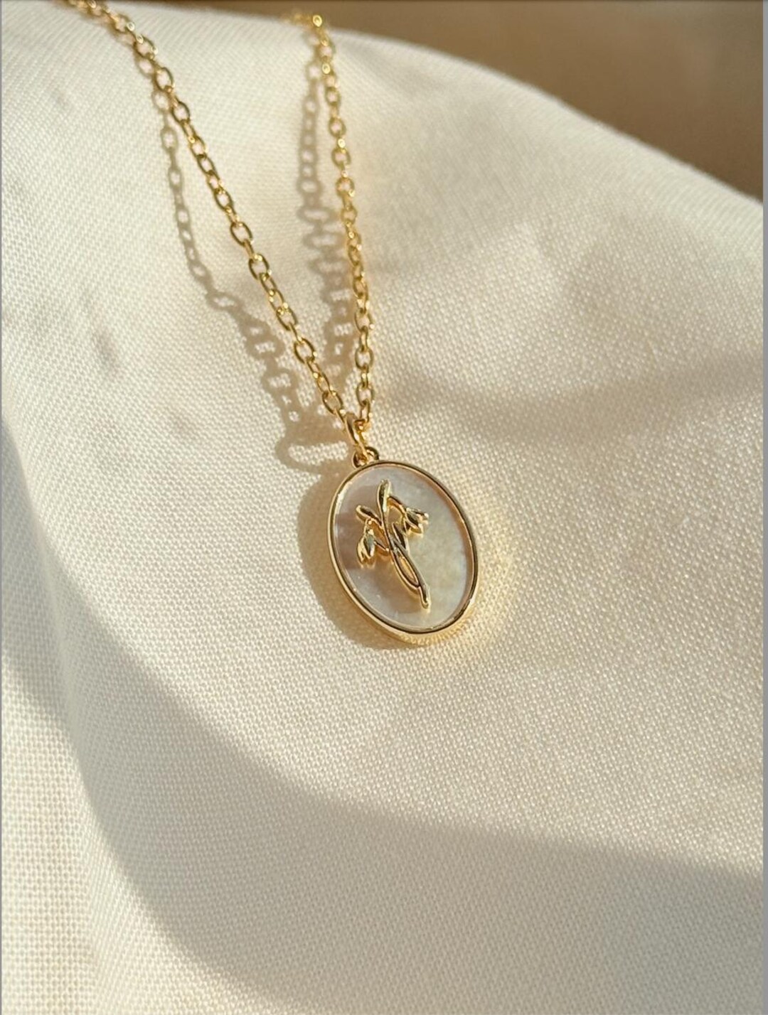 Snowdrop Necklace, 14k Gold Filled, Hope & Renewal, January Birth ...