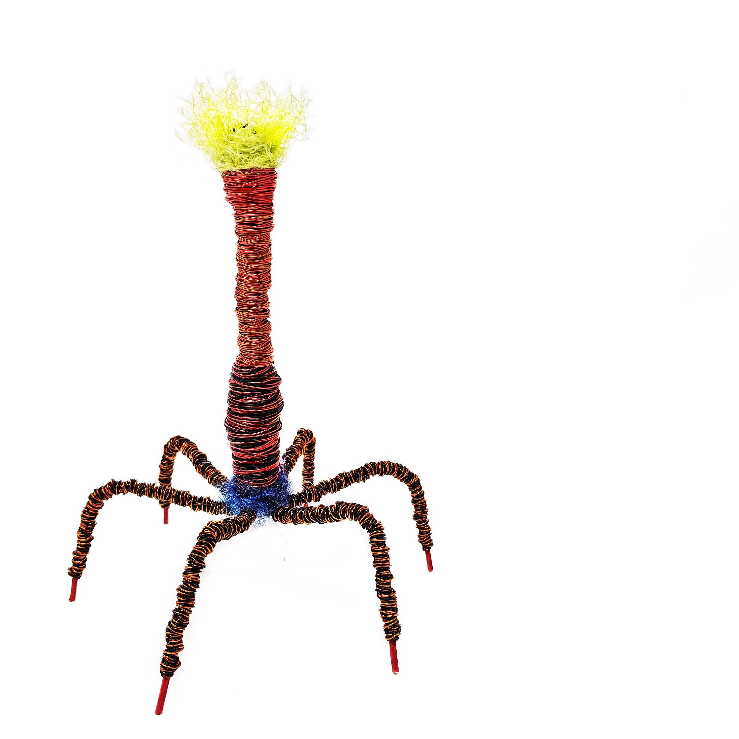 Creepy Critter yellow Bendable Copper Wire Creature Fun | Etsy