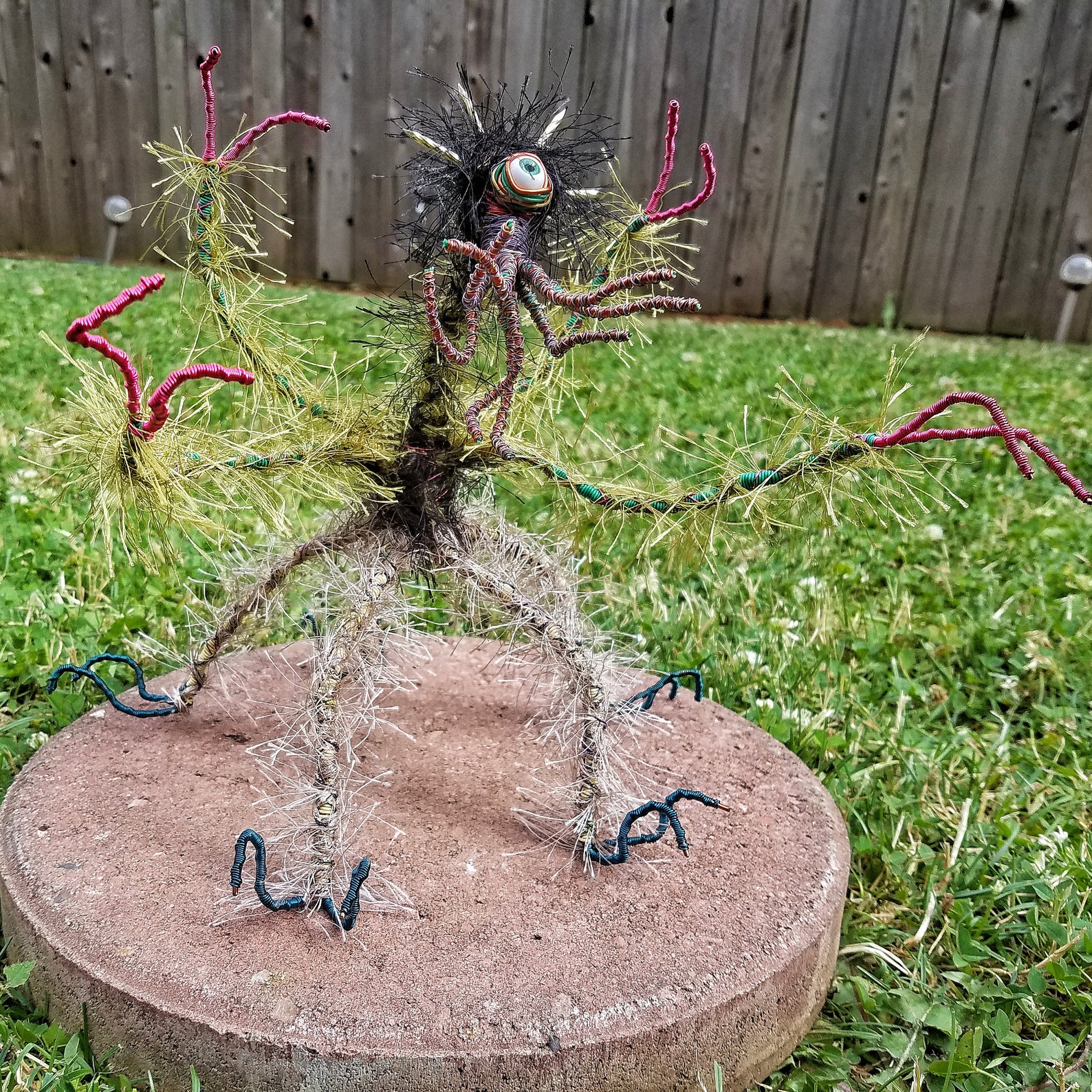 Weird One-Eyed Mutant Bendable Copper Wire Creature | Etsy