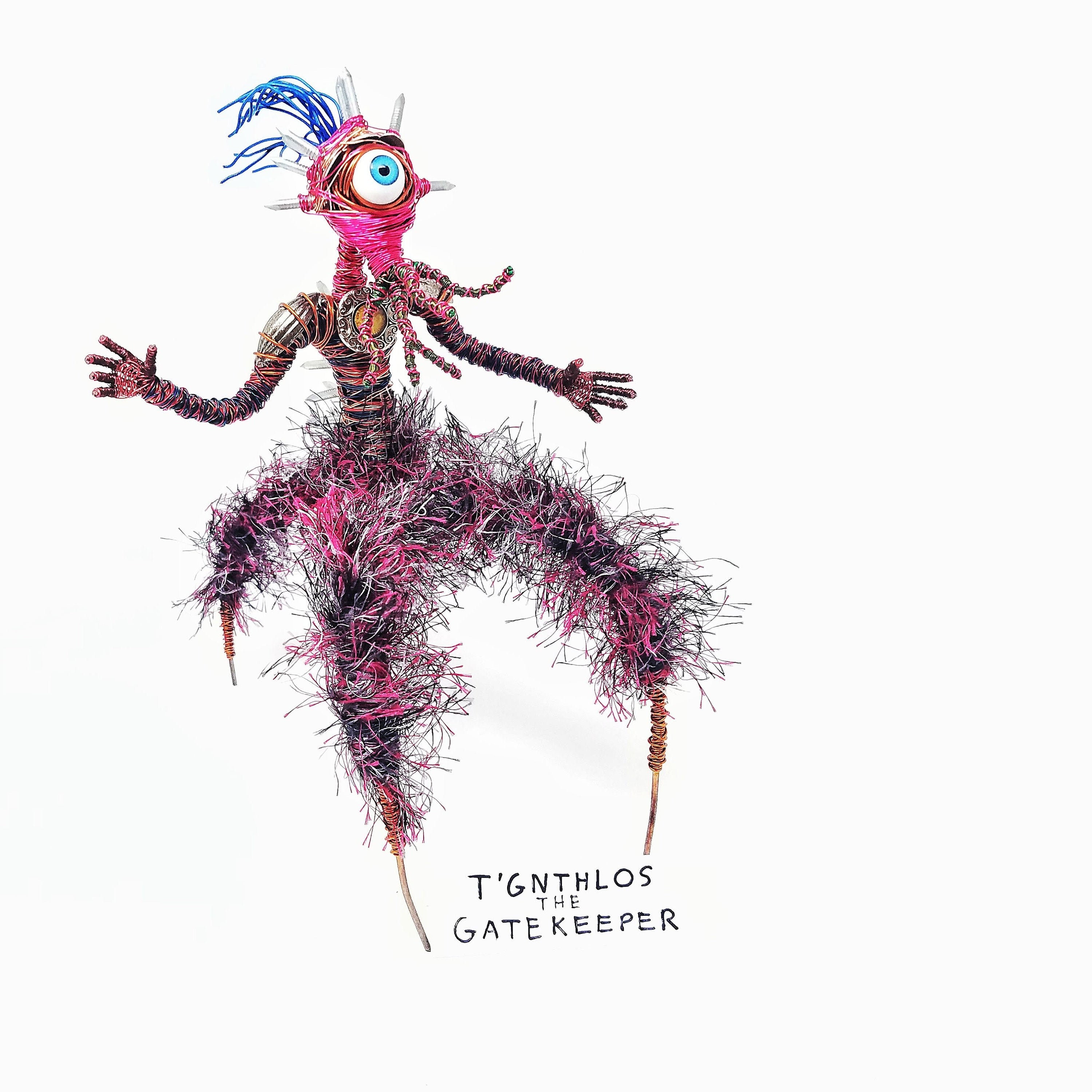 Spiked Mutant Cyclops - Bendable Copper Wire Creature - Fun, Unique ...