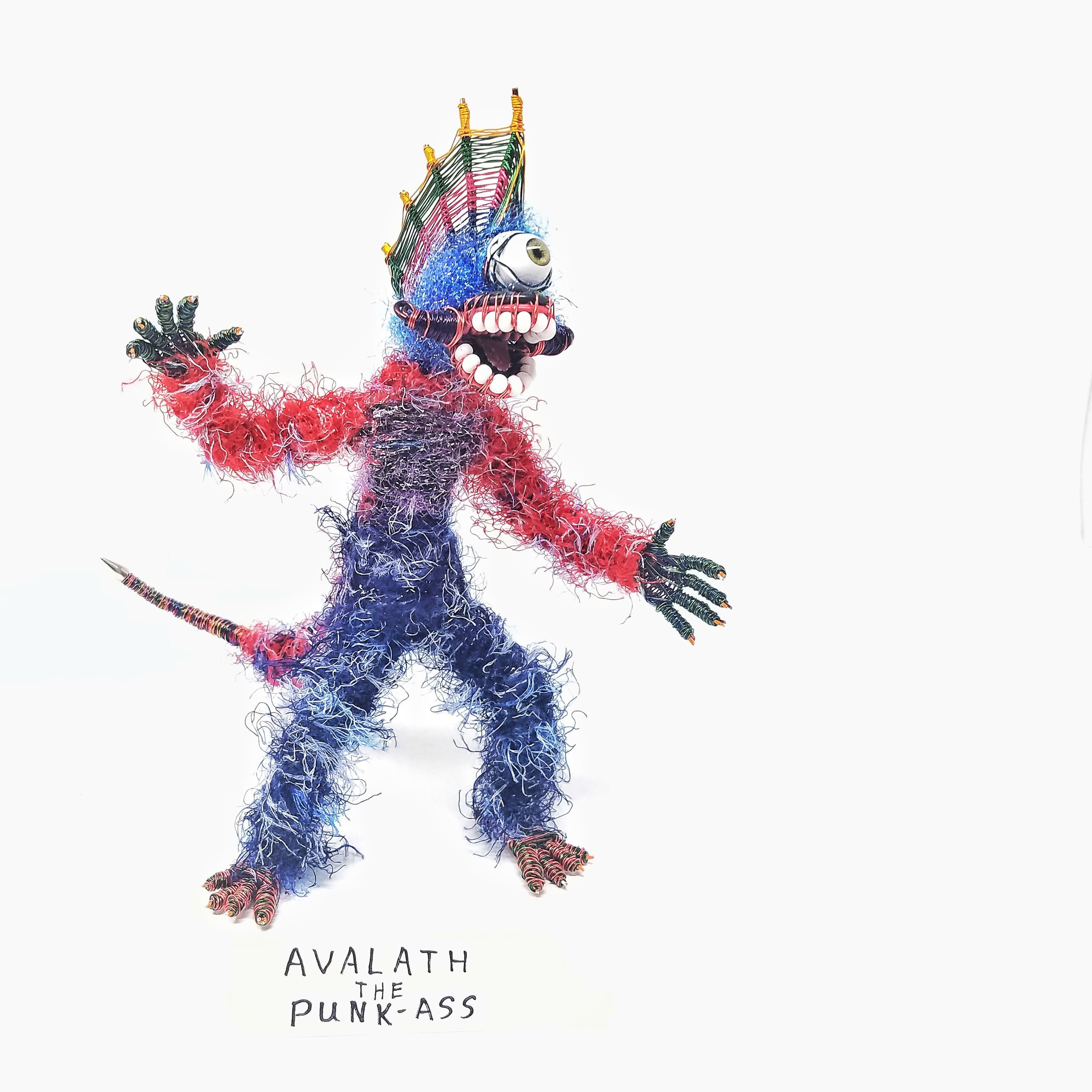 Great Mohawk Cyclops - Bendable Copper Wire Creature - Fun, Unique ...