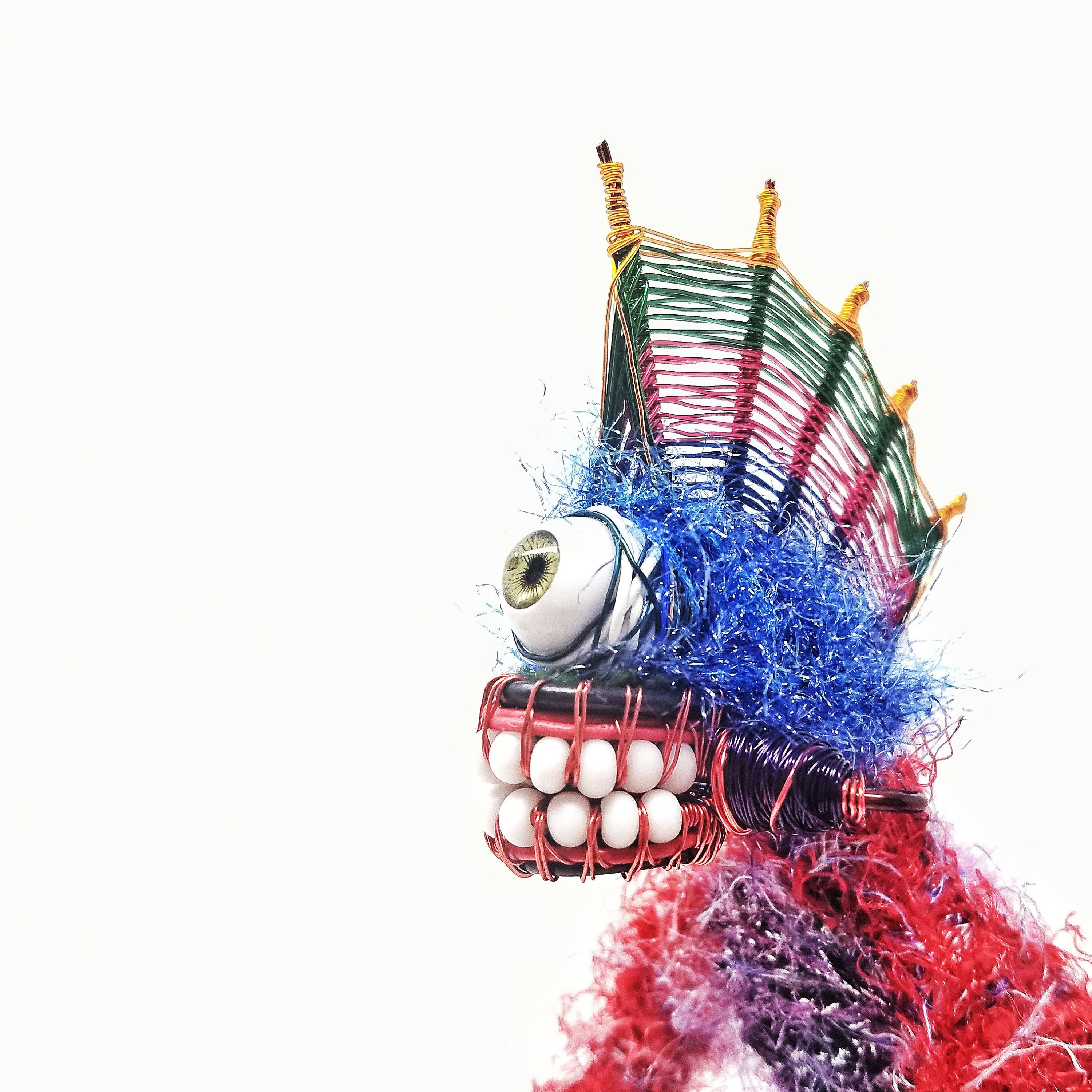 Great Mohawk Cyclops - Bendable Copper Wire Creature - Fun, Unique ...