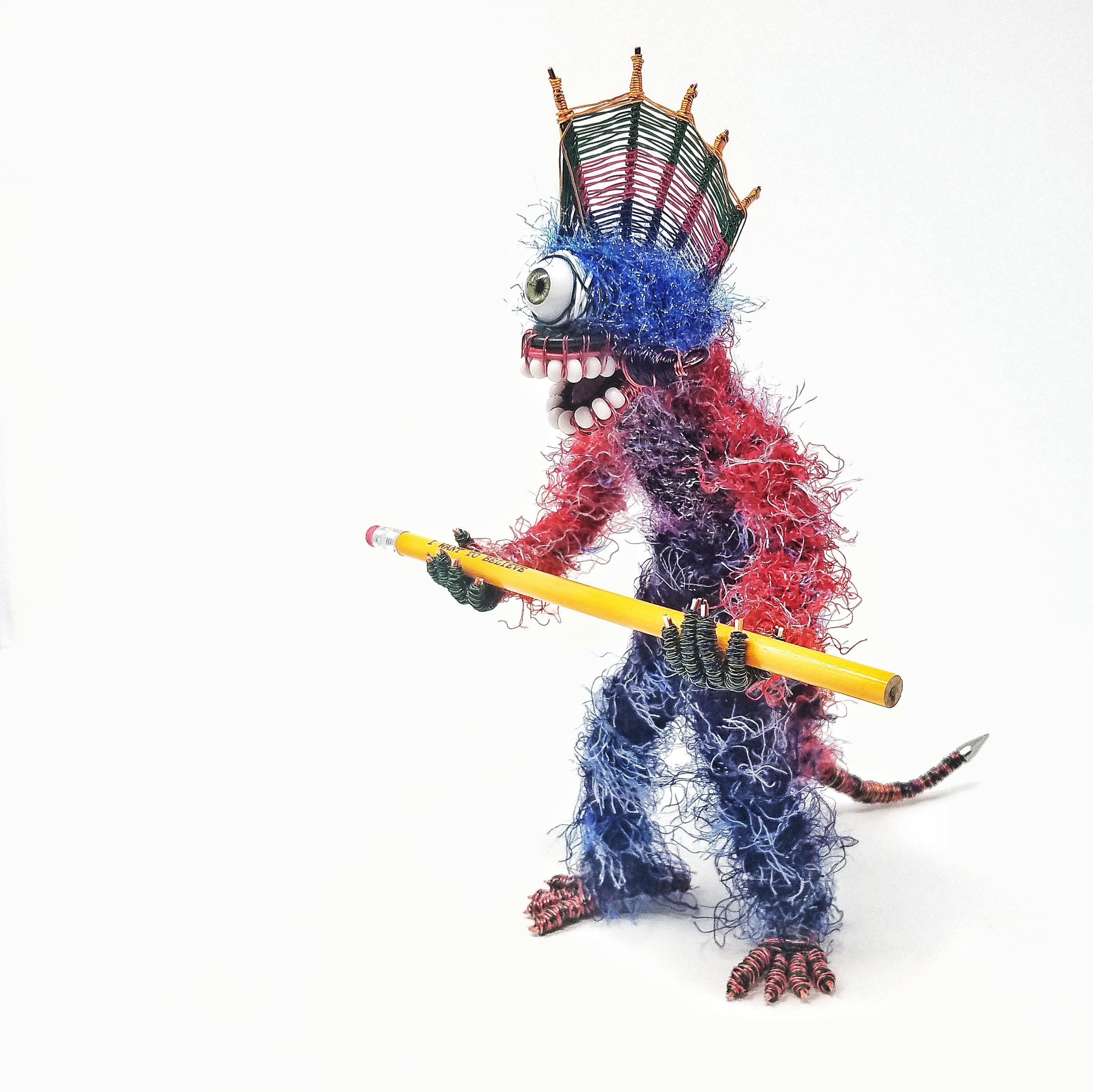 Great Mohawk Cyclops - Bendable Copper Wire Creature - Fun, Unique ...