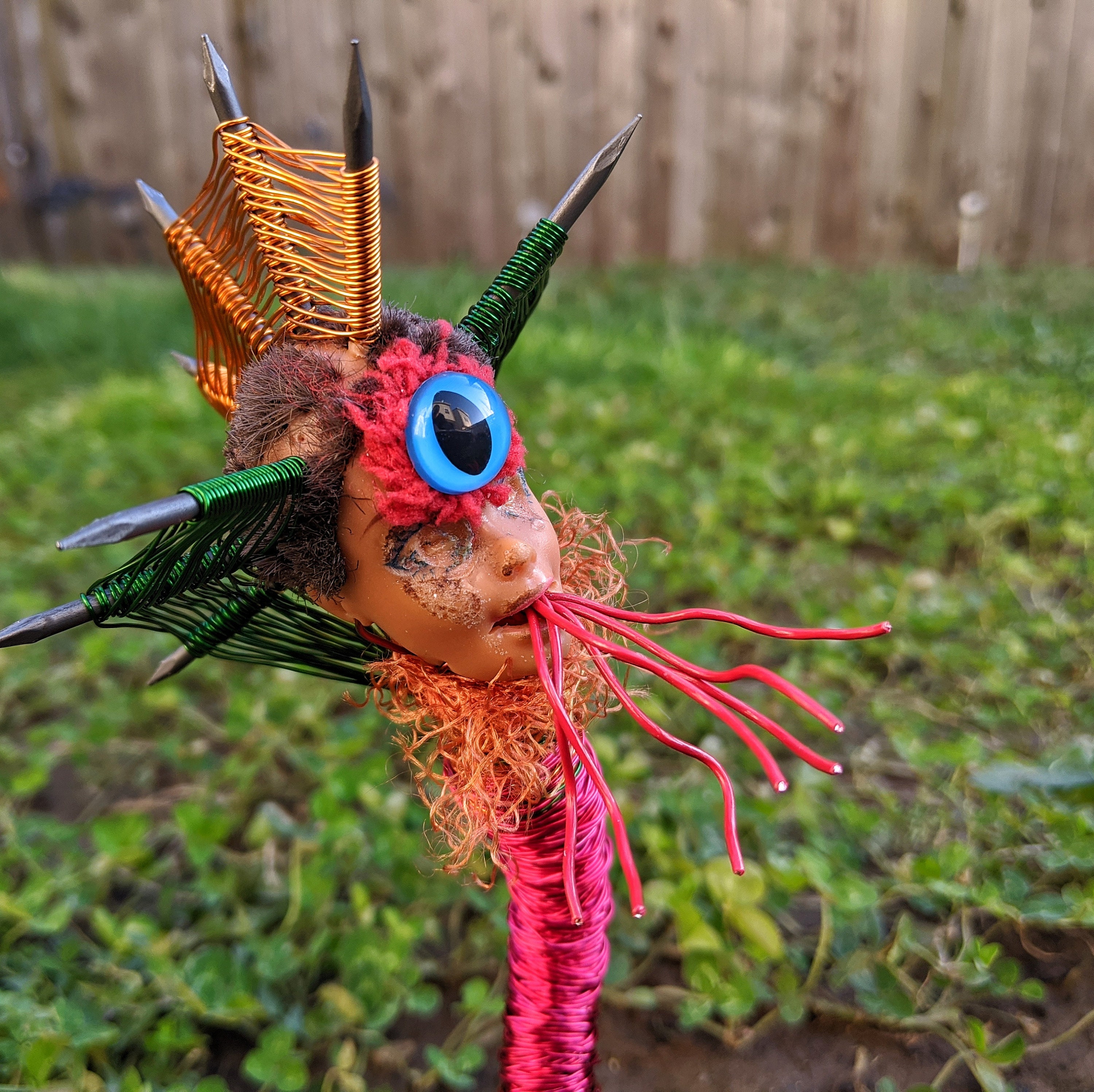 Cyclops Barbie Bendable Copper Wire Creature Fun, Unique, Fully ...