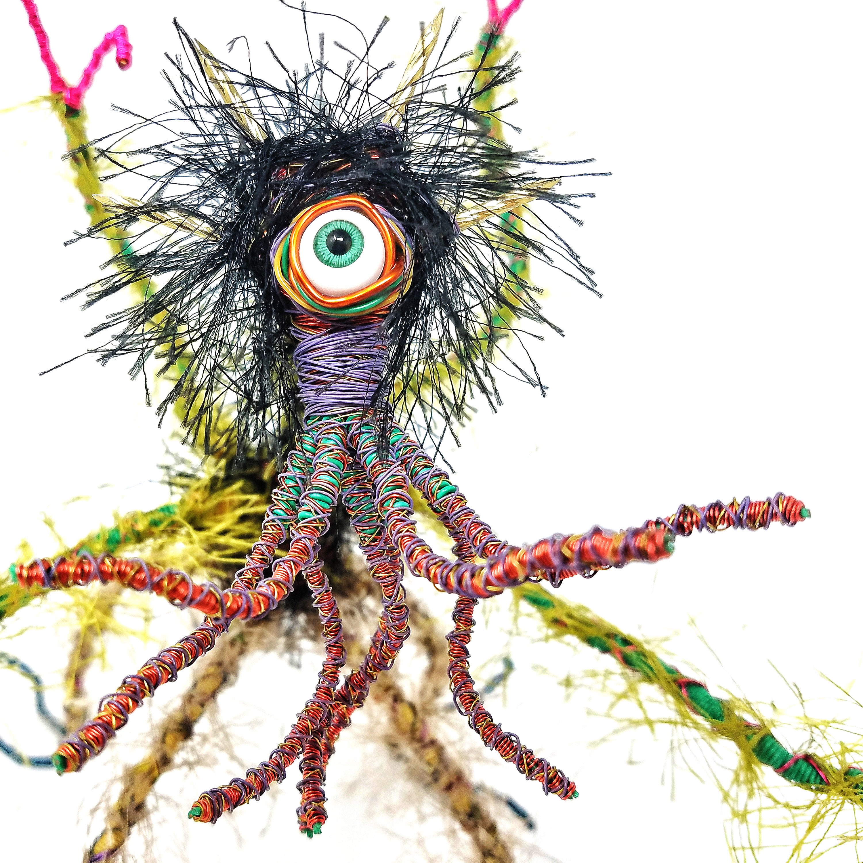 Weird One-Eyed Mutant Bendable Copper Wire Creature | Etsy