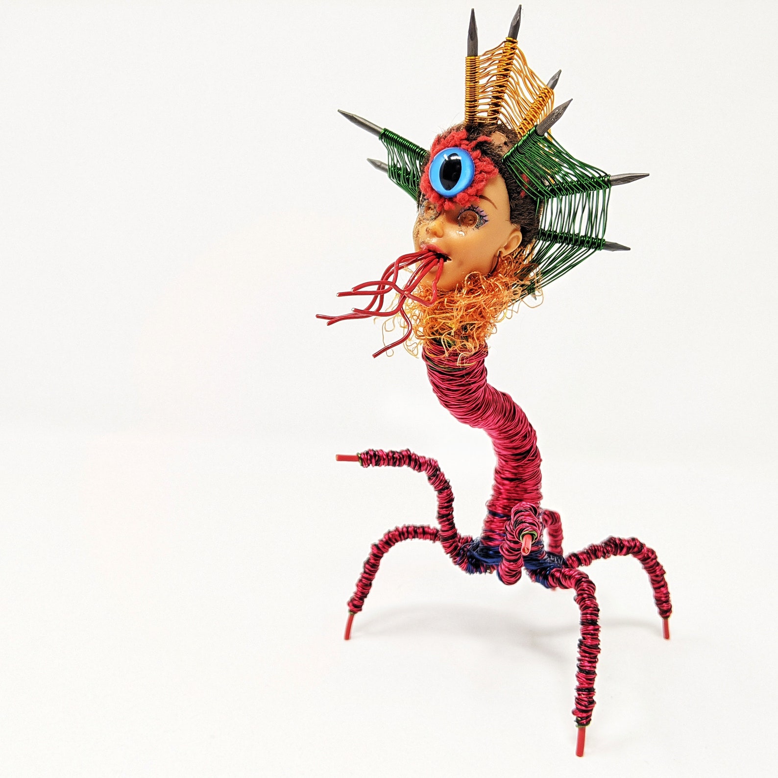 Cyclops Barbie Bendable Copper Wire Creature Fun, Unique, Fully ...