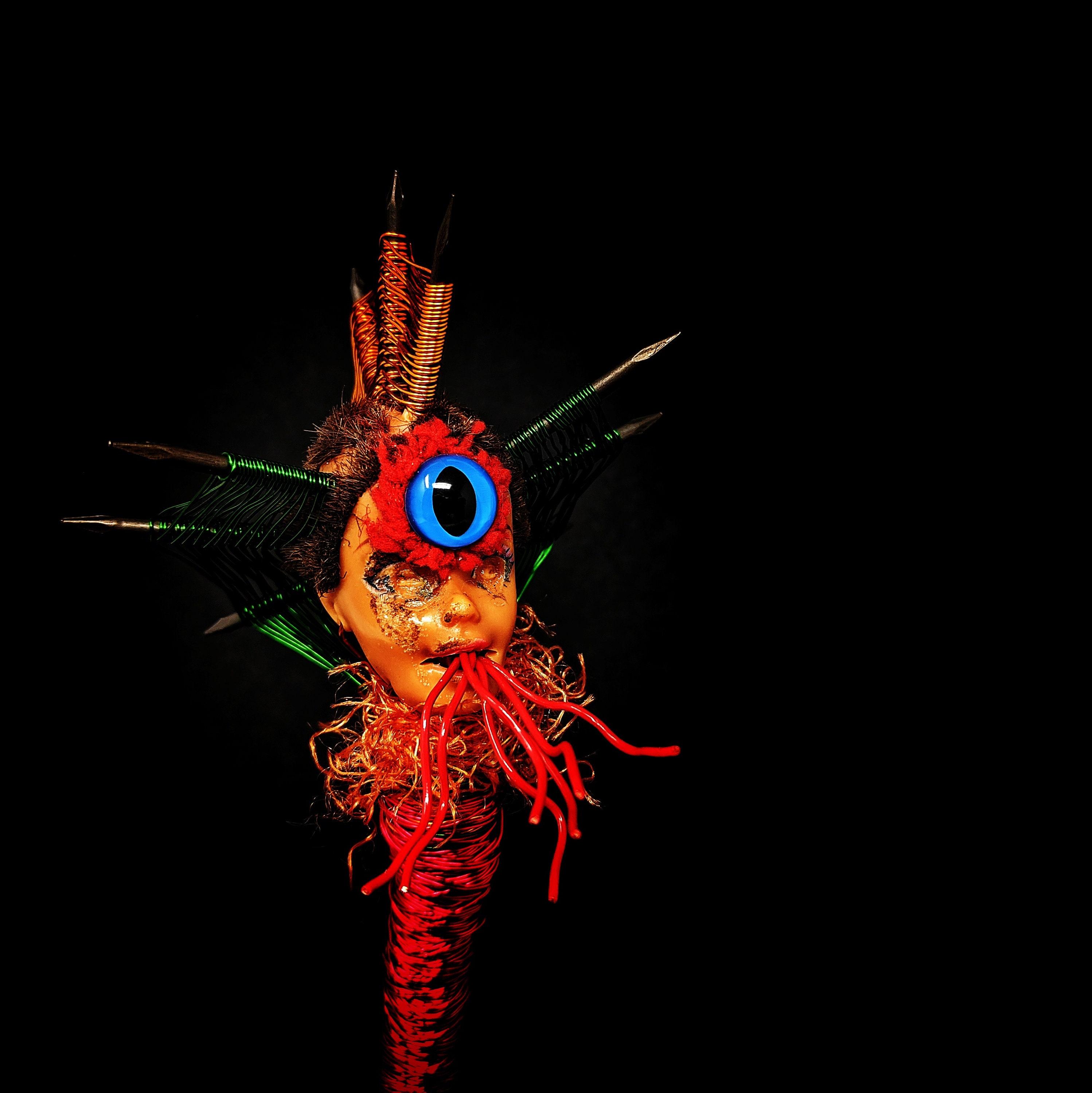 Cyclops Barbie Bendable Copper Wire Creature Fun, Unique, Fully ...