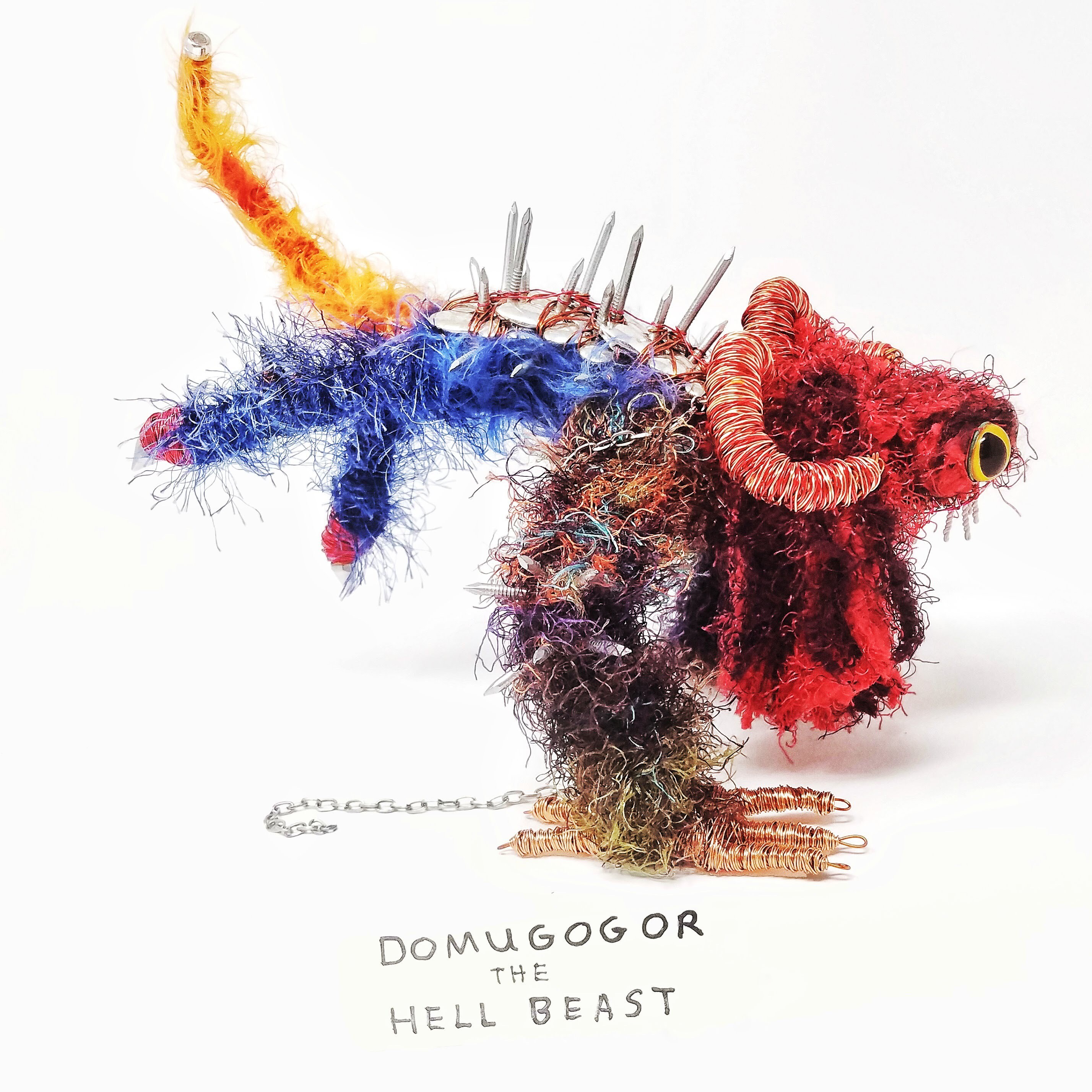 Multicolored Spikey Beast - Bendable Copper Wire Creature - Fun, Unique ...