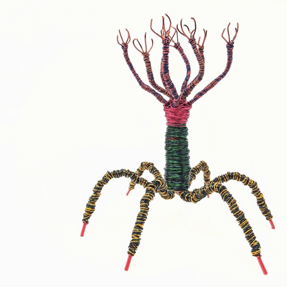 Hexapod Tentacle Monster 5 Bendable Copper Wire Creature - Etsy