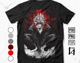 Anime Layered SVG, Anime Vector, Ready Fo Print, It Works for All ...