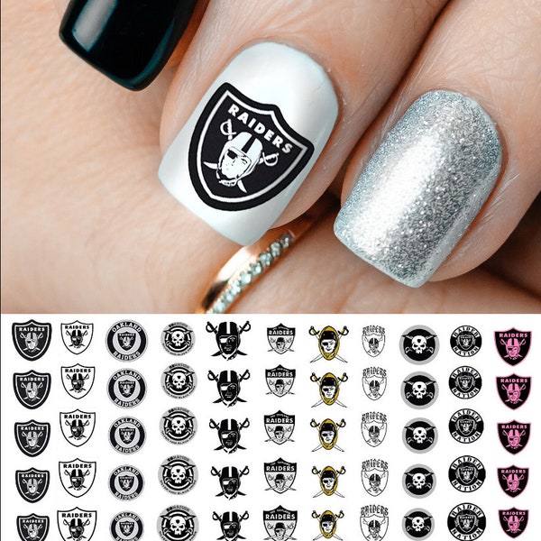 Football Nail Decals - Etsy