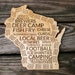 Wisconsin Cribbage Board With Laser Engraved WI Sayings - Etsy
