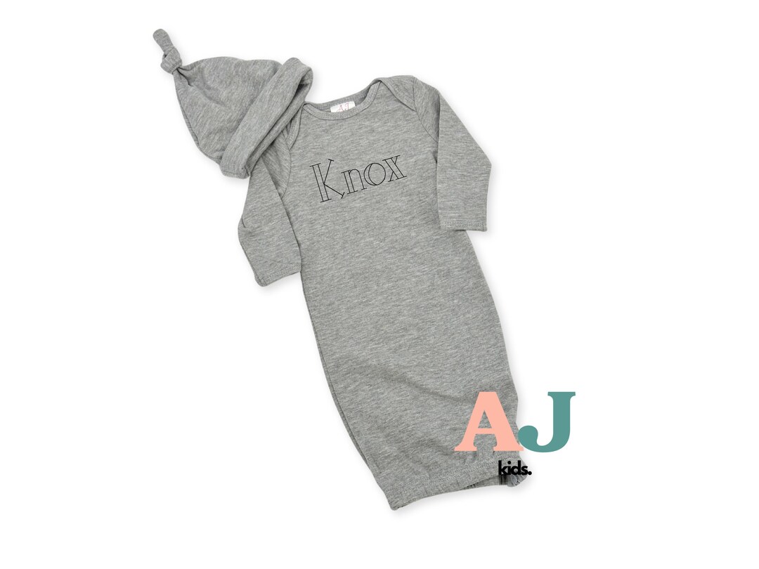 Personalized Embroidered Baby Boy Coming Home Outfit, Monogrammed Baby ...