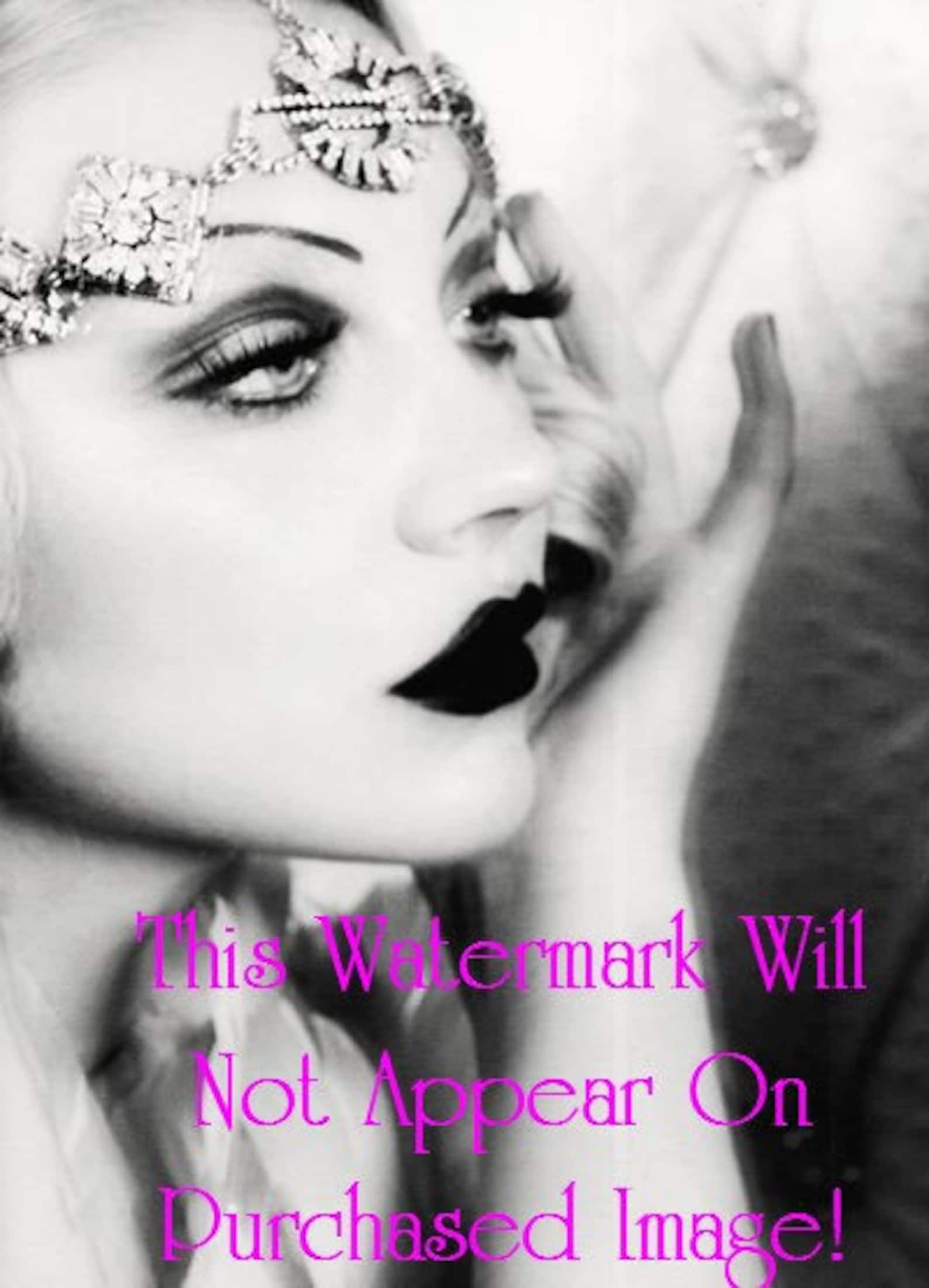 Old Antique Vintage HOLLYWOOD GLAMOROUS Flapper MODEL Photo - Etsy ...