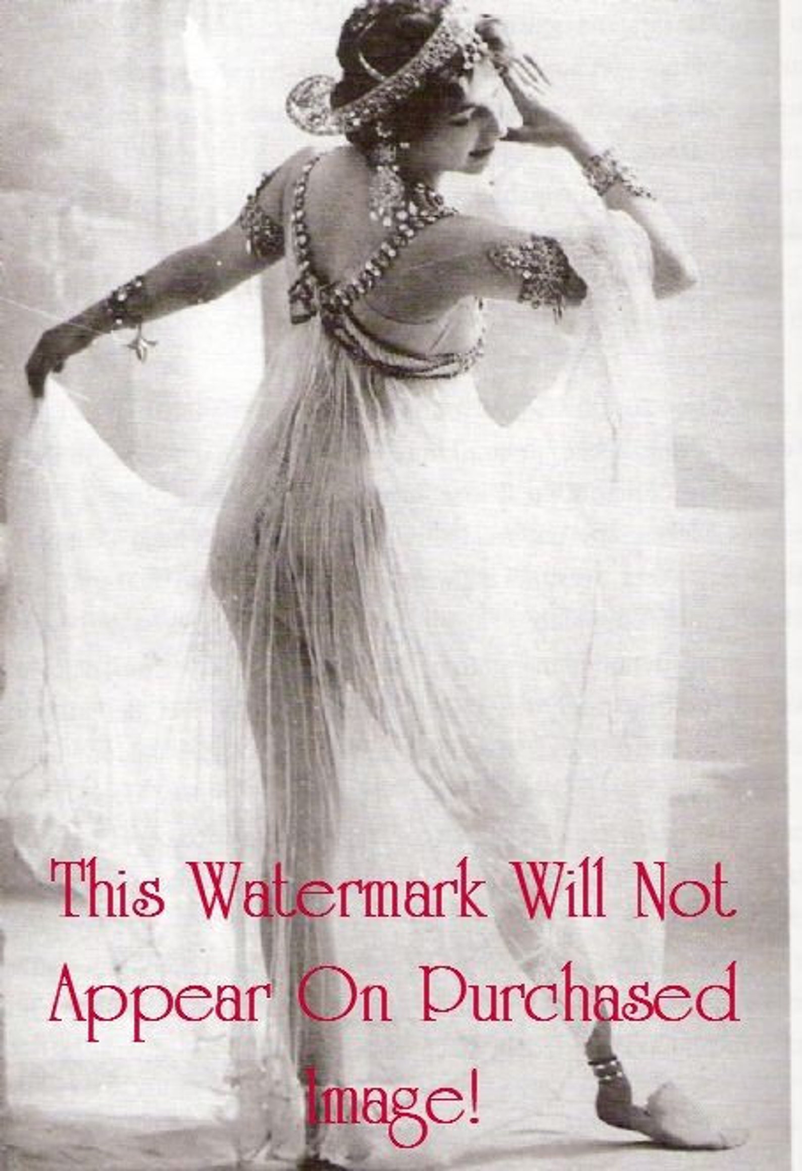 Old Hollywood Classic Actress GYPSY BELLY DANCER Wanderer Flapper Girl ...