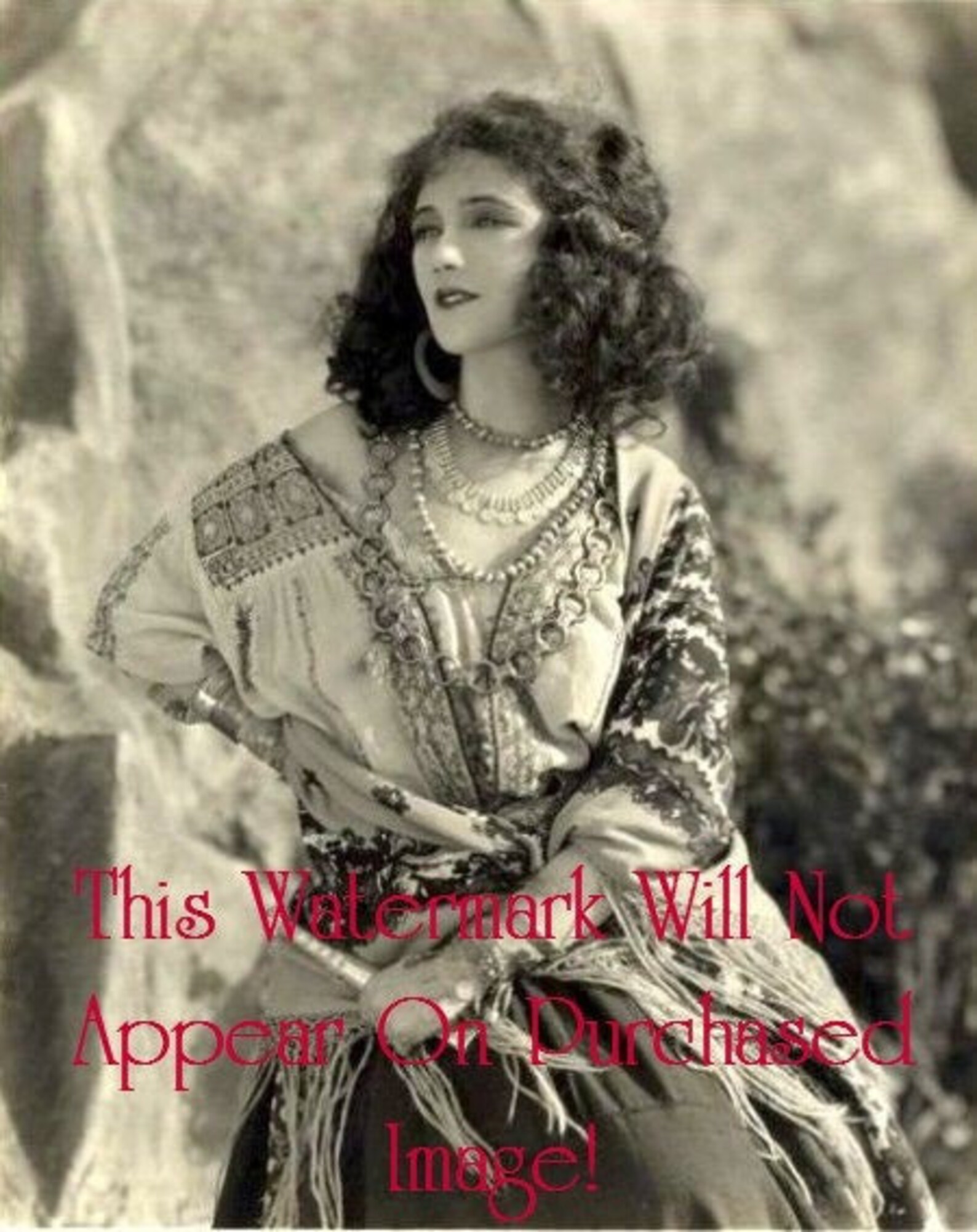 Old Vintage Antique GLAMOROUS GYPSY Photo Reprint - Etsy