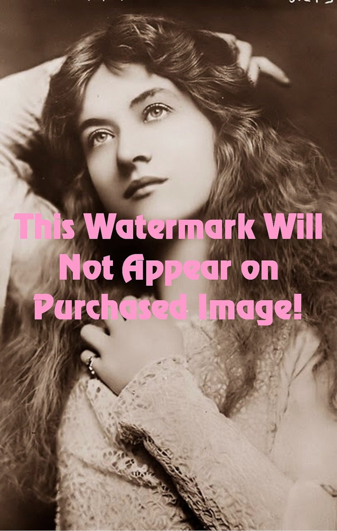 Beautiful Model C. 1900 VINTAGE PHOTO Reprint - Etsy