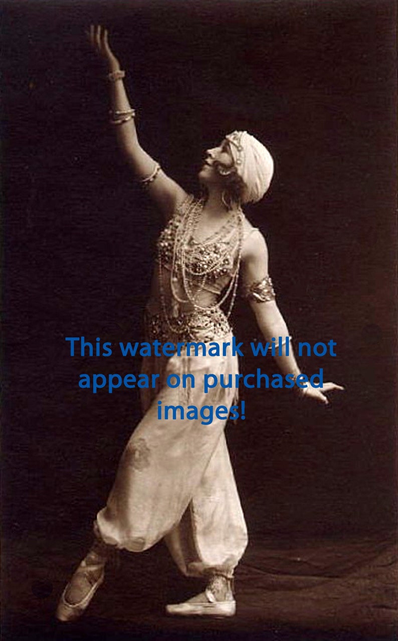 HAREM Ballet Belly Dancer DANCER Vintage Photo Reprint - Etsy