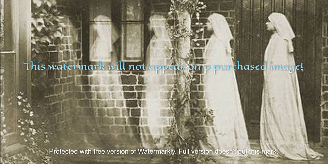 Old Vintage Antique1800s NUN GHOSTS Spirit Photo Reprint - Etsy