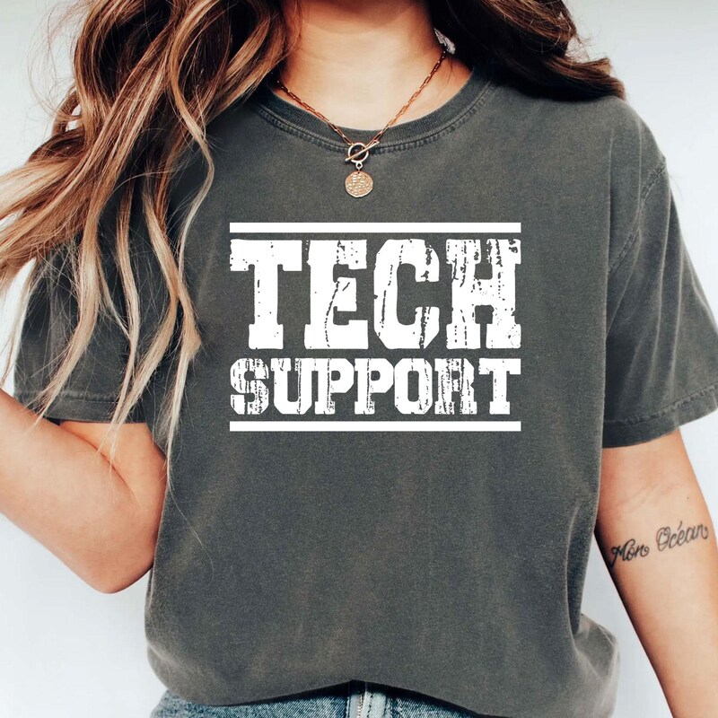 Tech Support Shirt - Etsy