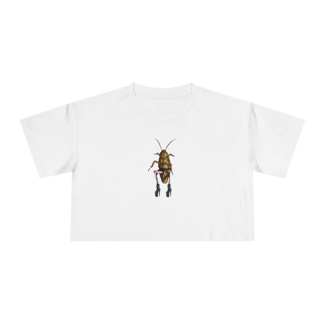 BEND OVER BABE Crop Tee Funny Shirts Graphic Tshirt Art Tshirt Playboy Onlyfans Parody Animal ...