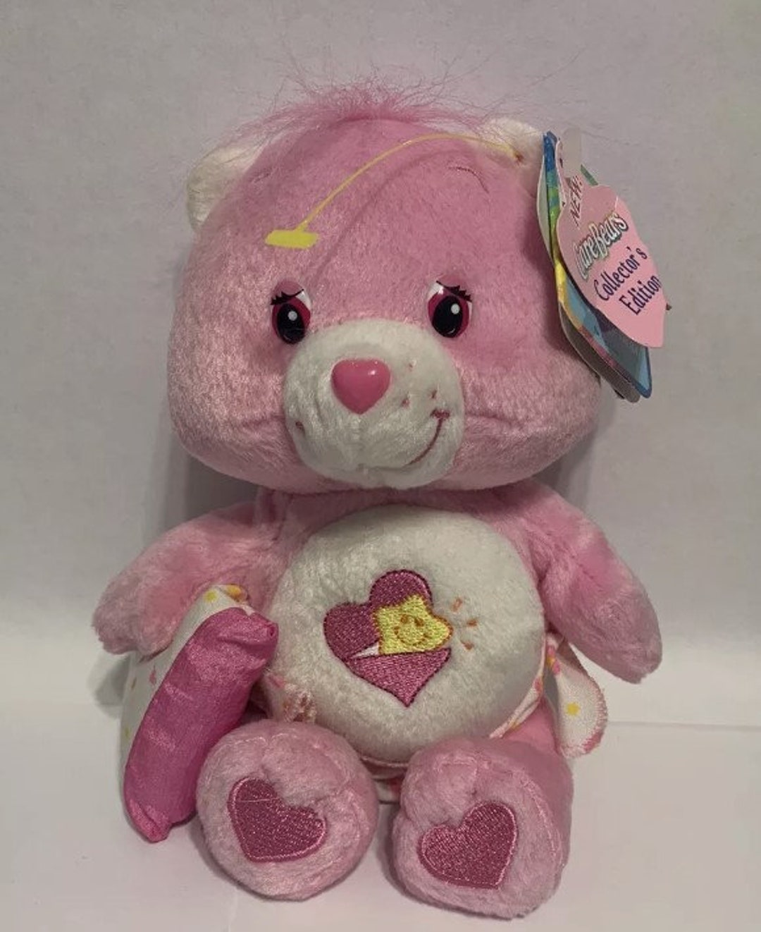 Care Bears Collectors Edition Baby Hugs Bear Plush 2003 Pillow Slumber ...