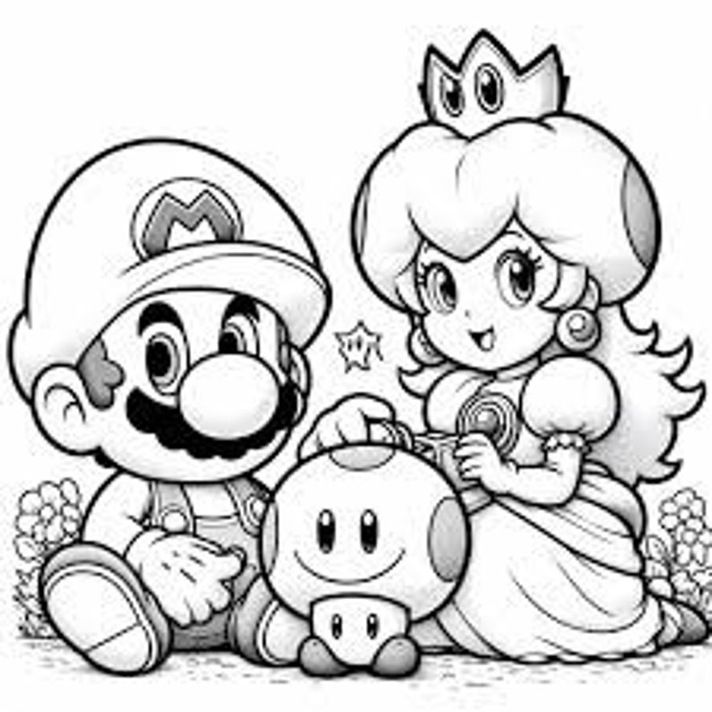 Color Classic Mario - Etsy