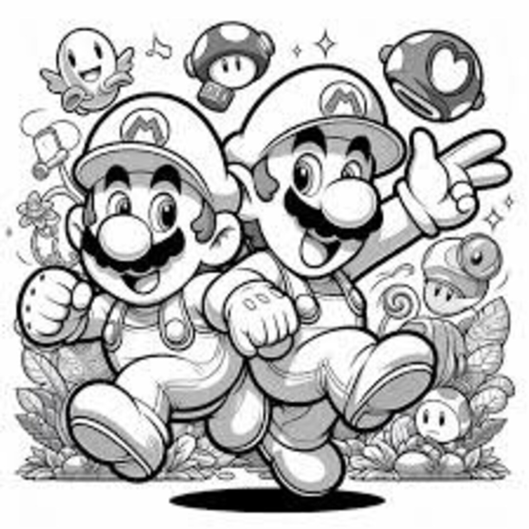 Color Classic Mario - Etsy