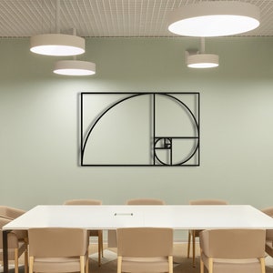 Fibonacci Symbol,fibonacci Metal Art,fibonacci Numbers,golden Ratio ...