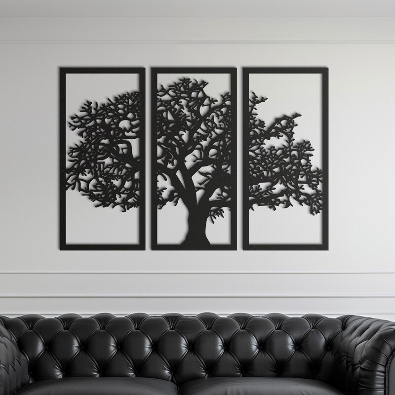 Metal Tree Wall Art - Etsy