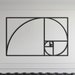 Fibonacci Symbol,fibonacci Metal Art,fibonacci Numbers,golden Ratio ...